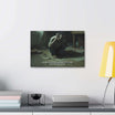Phantom Screams: Haunted Canvas Wall Art – NanoFiction Art